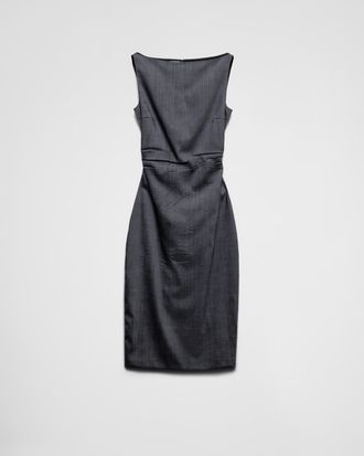 Prada Kleid aus Stretch-Kid-Mohair