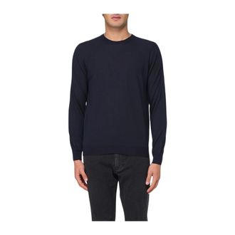 Drumohr Blaue Pullover - - Knitwear - Herren - Blau - M