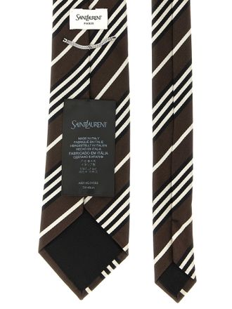 Saint Laurent Paris Necktie - Brown