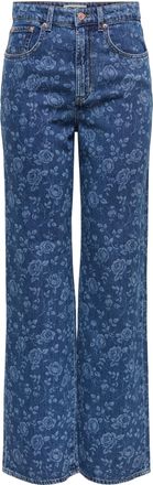 Only Onlhope Ex Hw Wide Rose AOP DNM PIM