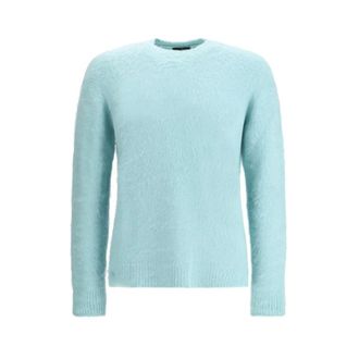 Roberto Collina Homme, Pulls, Vert, Taille: XL Pull Effet Peluche