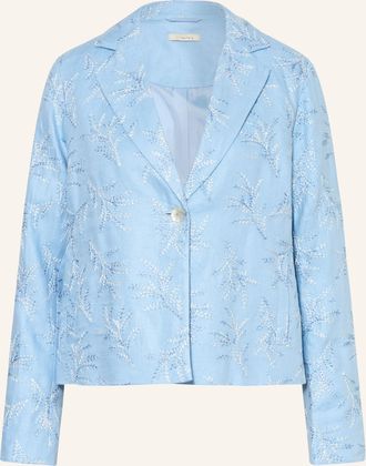 Lilienfels Lilienfels Blazer Mit Leinen blau