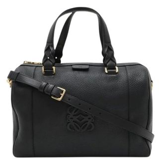 Loewe Sac &agrave; main en cuir Pre-owned - Femme - Pre-owned - Noir - Taille: ONE Size