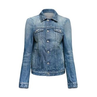 Maison Margiela Femme, Vestes, Bleu, Taille: 38 FR Trucker Jacket
