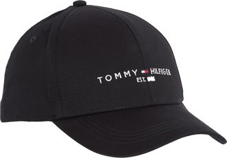 Tommy Hilfiger Herren Cap Established Basecap, Schwarz (Black), Einheitsgröße