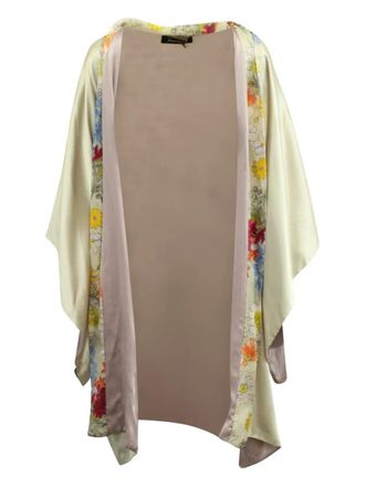 Jenny Packham robe de chambre bord&eacute;e de fleurs - Tons neutres
