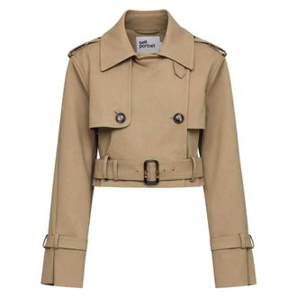 Self Portrait Femme, Vestes, Beige, Taille: 40 FR Light Vestes