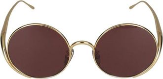 Loewe unisex, Accessoires, Jaune, Taille: 50 MM Signature 30S Lunettes de soleil