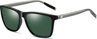 Generic Lunettes de soleil minimalistes &agrave; monture carr&eacute;e - Design polaris&eacute;, protection UV400, nuances dext&eacute;rieur tendance, Pied de pistolet &agrave; cadre noir, Tail