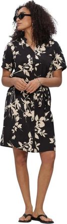 Object Objjacira S/S Shirt Dress - - Dresses - Damen - Schwarzk - XL