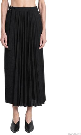 sacai Double-Faced Herringbone x Suiting Skirt