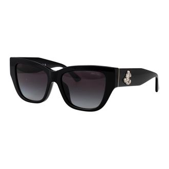 Jimmy Choo London Stylische Sonnenbrille mit blauem Rahmen - - Accessories - Damen - Schwarzk - 54 MM