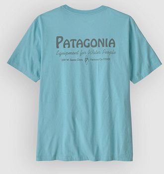 Patagonia Water People Banner T-Shirt snowmelt blue