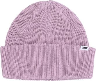 Obey Lila Kreide Beanie M&uuml;tze - - Accessories - Herren - Rosa - ONE SIZE