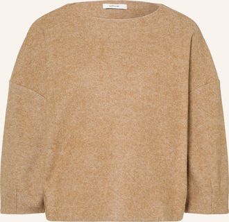 OPUS Shirt Gussi Mit 3/4-Arm Aus Flanell braun