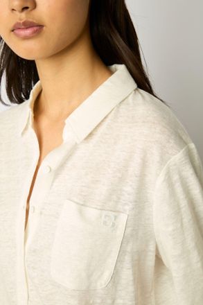 Gerard Darel Chemisette en lin - MYLENE - Ecru
