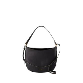 Vanessa Bruno Hobo Bags - Daily Mm Handbag - Leather - Black - Gr. unisize - in Schwarz - f&uuml;r Damen