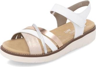 Remonte Sandales Mode Femme D2058, Pointure:38 EU, La Couleur:Blanc