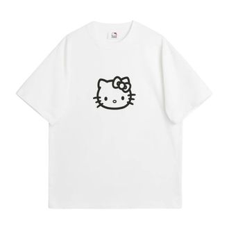 Soulland unisex, Tops, Blanc, Taille: 2Xs/Xs Coton Biologique T-shirt Coupe Décontractée