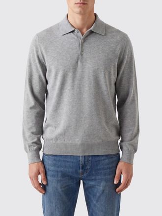 Brunello Cucinelli Polo Homme couleur Bleu 1