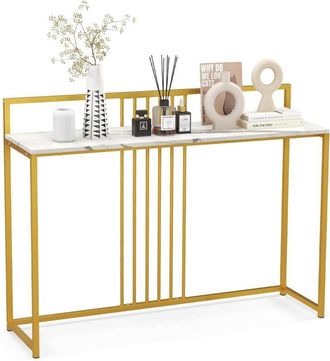 Costway console pour entr&eacute;e, table pour salon, table entree, table entree couloir,console entree couloir, bout de canap&eacute;,bout de canap&eacute; avec rangement,table