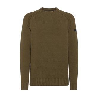 Roberto Ricci Design Maille Ronde Simple en Coton - Homme - Pulls - Vert - Taille: S