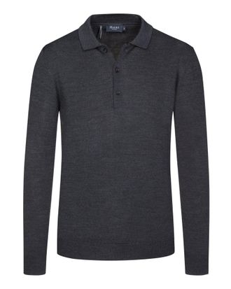Maerz Pullover mit Polo-Kragen in