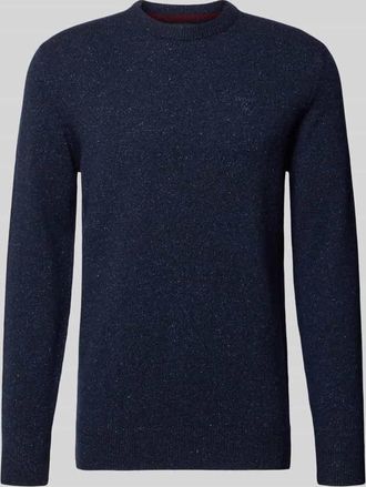Barbour Pullover aus Woll-Seide-Mix mit Rundhalsausschnitt Modell TISBURY