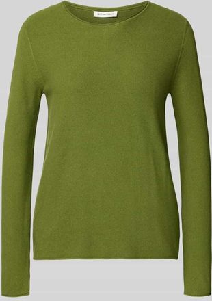 Tom Tailor Regular Fit Strickpullover aus Baumwoll-Viskose-Mix