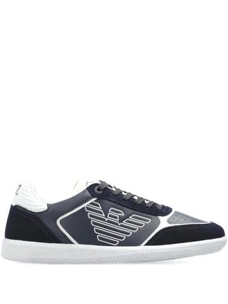 Emporio Armani Sneakers mit Logo - Blau