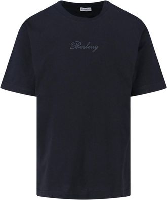 Burberry T-Shirt Mit Logo Check