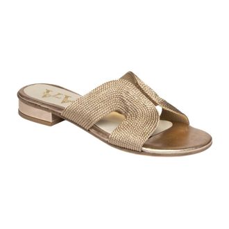 Vincent Vega Vincent Vega, Femme, Chaussures, Beige, Taille: 39 EU Giada Slide