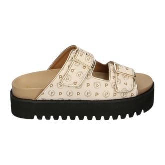 Pollini Damen Synthetik Leder Hausschuhe - - Shoes - Damen - Beige - 39 EU