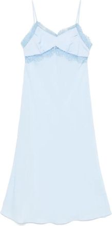 Vivetta Vivetta, Femme, Robes, Bleu, Taille: 42 FR Abito Sottoveste Midi