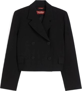 Max Mara Femme, Vestes, Noir, Taille: 40 FR Veste Caprera