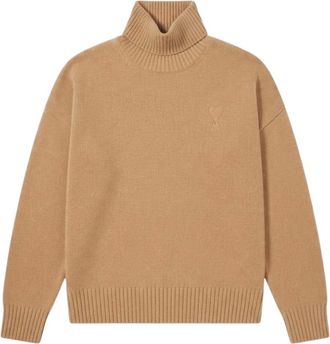 Ami Dolcevita - Homme - Pulls - Beige - Taille: XL
