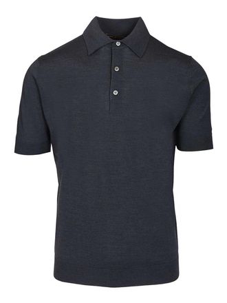 FILIPPO DE LAURENTIIS Polo - Bleu Clair