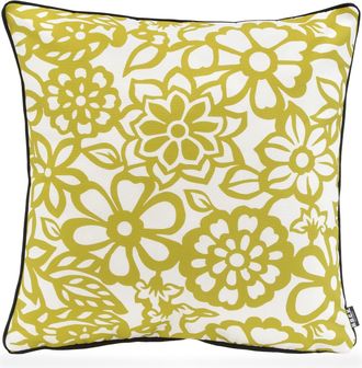 H.O.C.K. Paloma Outdoor Kissen inkl. Füllung und Matratzenkissen (50x50cm, Grün)