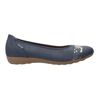 Mephisto Blaue Nubuk-Ballerina - - Shoes - Damen - Blau - 42 EU