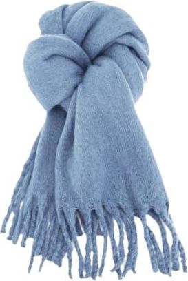 Generic &Eacute;charpe blanche en laine Glory Max &Eacute;charpe dhiver unisexe, unie, unie, douce au toucher, classique, 90 foulards de voyage, BU1, taille unique