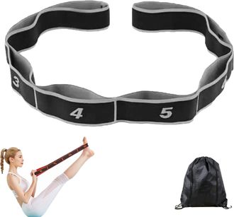 Generic 2026 Fitness Resistance Band for Stretching and Yoga, Number Resistance Band for Glutes, Stretch Bands for Exercise, for Yoga, Stretching, Pilates, Fi