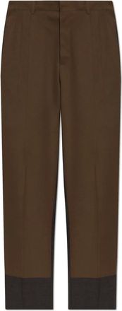 Maison Margiela Homme, Pantalons, Brun, Taille: M Pantalon &agrave; Pinces