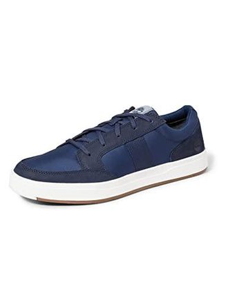 Timberland Homme Davis Square F/L Ox Sneaker Basic Basket, Navy Nubuck, 44 EU