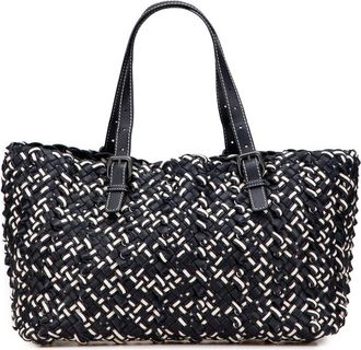 Bottega Veneta Shopper - Large Leather Intrecciato Lido Tote - Gr. unisize - in Schwarz - f&uuml;r Damen