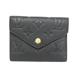 Louis Vuitton unisex, Pre-owned, Noir, Taille: ONE Size Portefeuille tri-fold Pre-owned