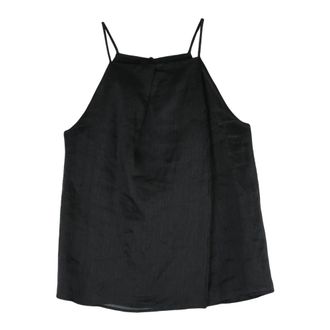 Max Mara &Auml;rmelloses Top - - Tops - Damen - Schwarzk - XS