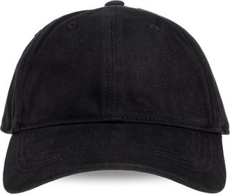Acne Studios unisex, Accessoires, Noir, Taille: ONE Size Twill Logo Cap