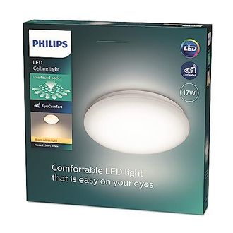 Philips Plafonnier LED Cl200, Rond, 17 W, Blanc Chaud 2700K