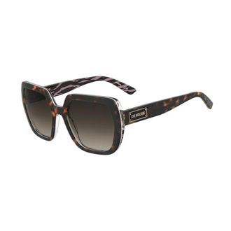 Love Moschino Authentische Map(Ha) Brille- Premium-Qualit&auml;t! - - Accessories - Damen - Braun - 56 MM