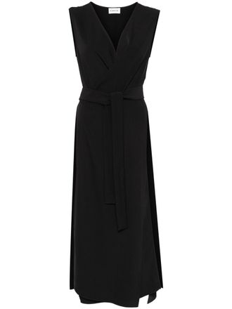 P.A.R.O.S.H. blouse à taille nouée - Noir